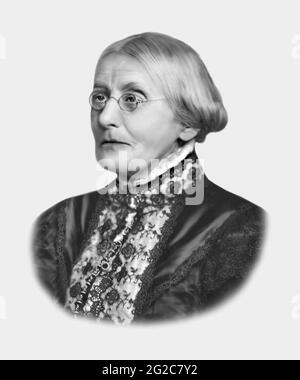 Susan B. Anthony (1820-1906), American Reformer, Leader of Suffrage ...