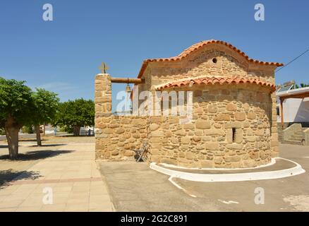 Kiotari, Rhodes, Greece,Greek orthodox church Metamorfosi Sotiros Stock ...