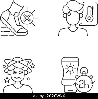Human heatstroke icon Stock Vector Image & Art - Alamy