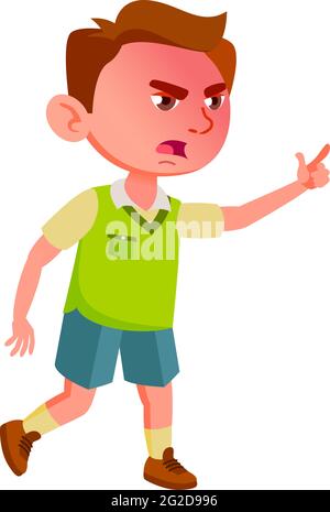 Cartoon children running after dog with flying disk in mouth Stock ...