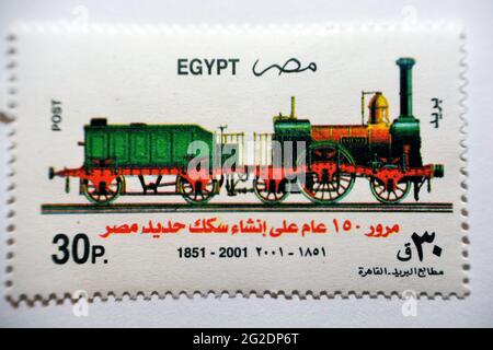 EGYPT (Republic) - Year 2001: A postal stamp printed in Egypt issued ...