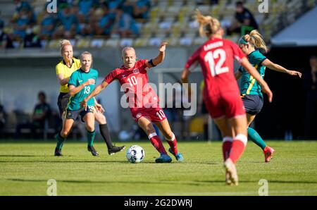 Horsens Stadium, Horsens, Denmark. 10th June, 2021. Denmark's Pernille ...