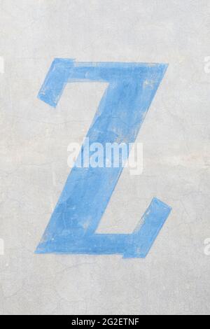 Old light blue painted grey rusty rustic rust iron metal frame ...