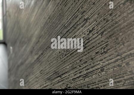 Closeup shot of a gray, patterned, inside wall - for backgrounds and ...
