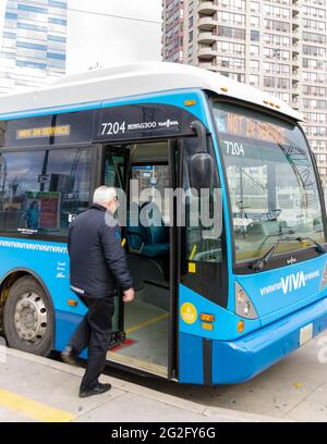 Viva is a bus rapid transit service operating in York Region in ...