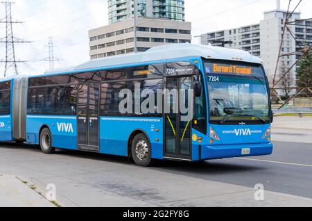 Viva is a bus rapid transit service operating in York Region in ...