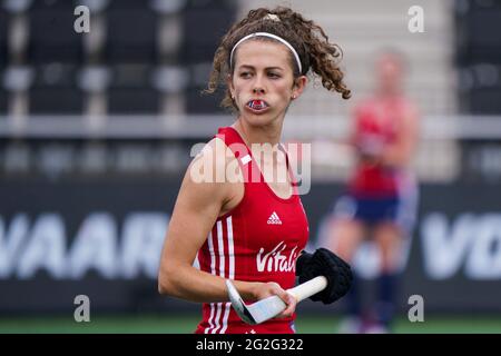 AMSTELVEEN, NETHERLANDS - JUNE 11: Anna Toman of England during the ...