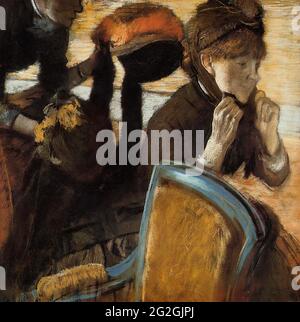 The Milliner 1882 by Edgar Degas Stock Photo - Alamy