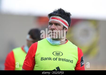 Parma, Italy. 11th June, 2021. Zebre Rugby vs Munster, Rugby Guinness ...