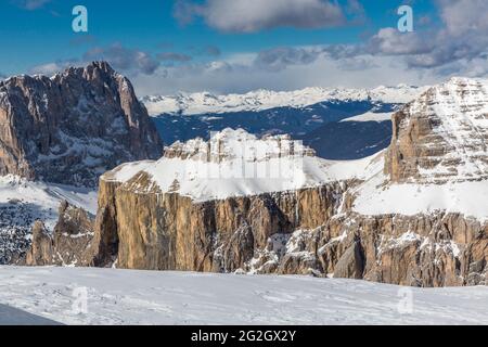 Piz Ciavazes, 2828 m, Sella Pass, Sellaronda, South Tyrol, Alto Adige ...