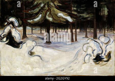Edvard Munch - Winter Stock Photo - Alamy