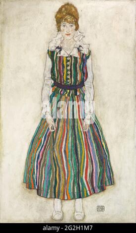 'portrait of edith (wife of the painter)' by egon schiele Stock Photo ...