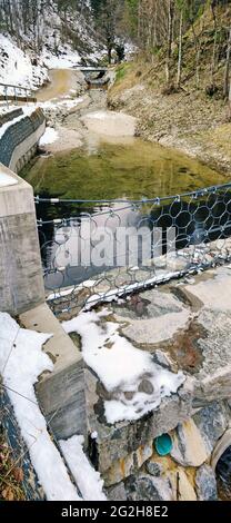 Torrent control in the Laintal between Mittenwald and Lautersee Stock ...