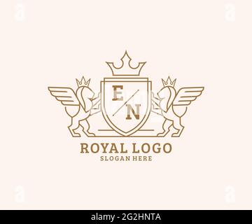 EN Initial Letter Luxury Logo template in vector for Restaurant ...