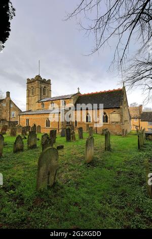 St Peter and St Pauls church, Wing village, Rutland; England; UK Stock ...
