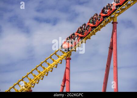 The Ride and Rollercoasters of Fantasty Island Amusement / Theme Park ...