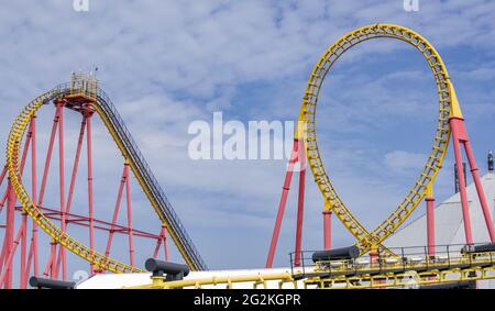 The Ride and Rollercoasters of Fantasty Island Amusement / Theme Park ...