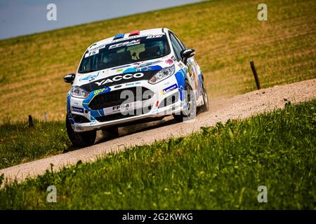 75 TODESCHNI Florent, BARRAL Florien, Ford Fiesta, Action during the ...