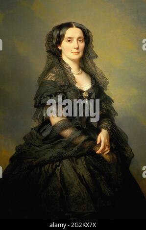Princess Kotschoubey 1860 by Franz Xaver Winterhalter Stock Photo - Alamy