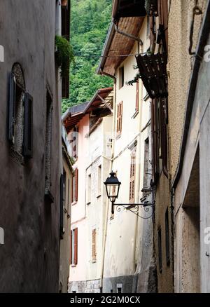 Breno, Brescia, Lombardy, Italy: historic town in the Oglio valley ...