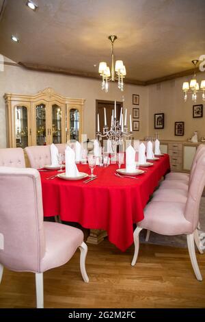 3D illustration of a restaurant interior design Stock Photo - Alamy