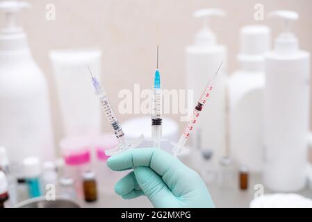 syringe, injection, botox, syringes, injections, botoxs Stock Photo - Alamy