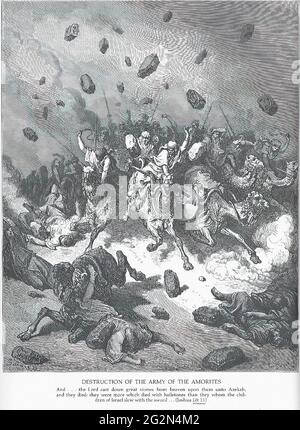 Gustave Doré - Army Amorites Is Destroyed Stock Photo - Alamy