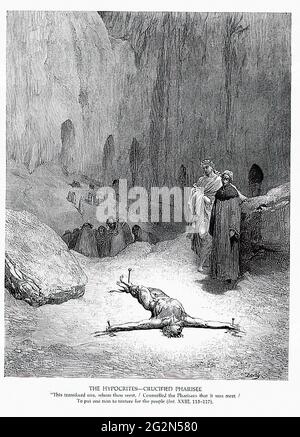 Crucified man by Gustave Dore Stock Photo - Alamy