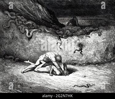 Gustave Doré - Inferno Canto 30 1 Stock Photo - Alamy