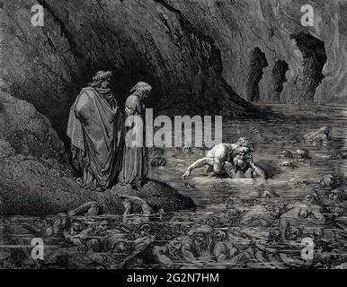 Gustave Doré - Inferno Canto 32 2 Stock Photo - Alamy