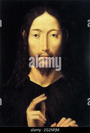 Christ Giving His Blessing by Hans Memling Stock Photo - Alamy