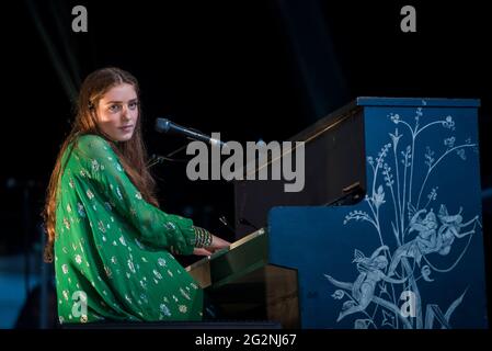 Birdy performs live on stage as part of the Summer Series at Somerset ...