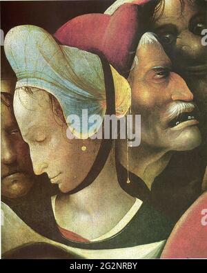 The Carrying of the Cross, Christ and St. Veronica 1516 by Hieronymus Bosch Stock Photo - Alamy