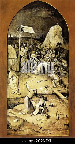 Hieronymus Bosch - Triptych of Temptation of St Anthony (detail Stock Photo - Alamy