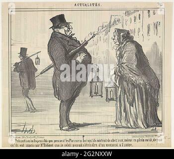 Honoré Victorin Daumier - Jacques Babinet 1 C 1858 Stock Photo - Alamy