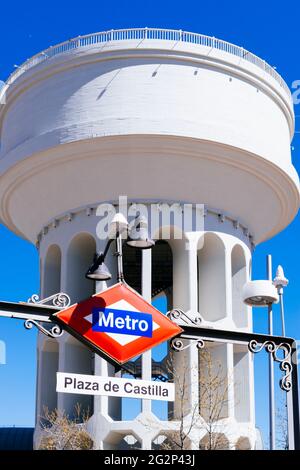 The landmark of the historic water tank at the entrance to The Alley, a ...