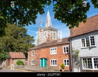 St Mary the Virgin Church, Elham, Kent Stock Photo - Alamy