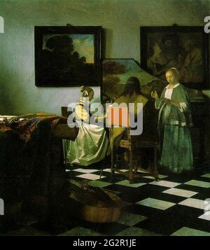 Vermeer The concert Stock Photo - Alamy