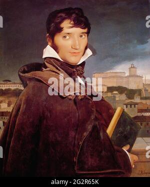 Portrait of François Marius Granet (1807) by Jean-Auguste-Dominique ...