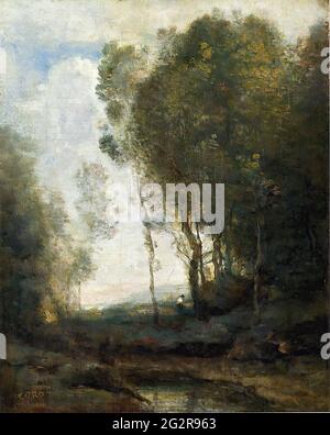 The Edge of the Forest 1865 by Camille Corot Stock Photo - Alamy