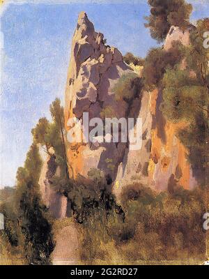 Jean-Baptiste-Camille Corot - Civit Castellan Mount Soracte 1826 Stock ...