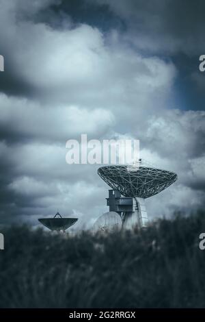 Satellite Dishes of Goonhilly Earth Station, Goonhilly Downs, The ...