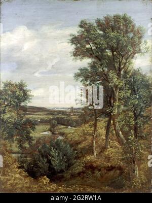 John Constable - Dedham Vale Stock Photo - Alamy