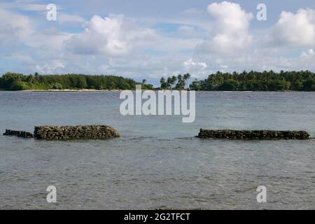 WWII Ruins, Jaluit Atoll, Marshall Islands Stock Photo - Alamy
