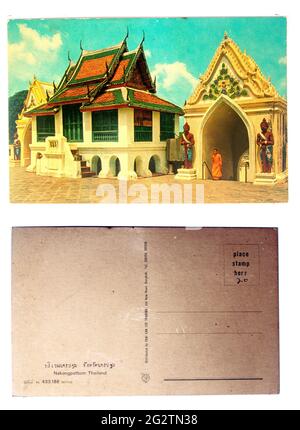 old Thai postcards Stock Photo - Alamy