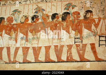 Ancient Egyptian Funeral Procession Stock Photo - Alamy
