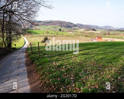 Heppenheim, Odenwald landscape, spring, germany Stock Photo - Alamy
