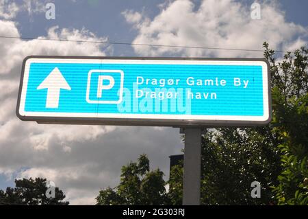 Dragor / Denmark. 13 June 2021, The old Dragor village small fishing ...