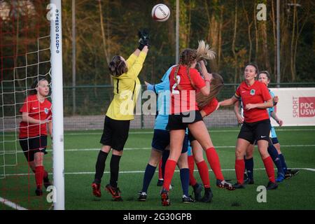 Treforest, Wales 29 November 2020. Orchard Womens Welsh Premier League ...