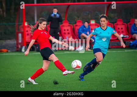 Treforest, Wales 29 November 2020. Orchard Womens Welsh Premier League ...